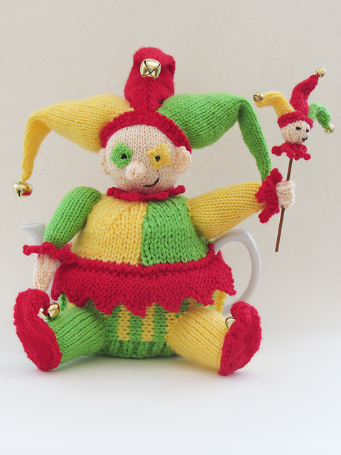 Ravelry: Court Jester Tea Cosy pattern by Susan Cowper