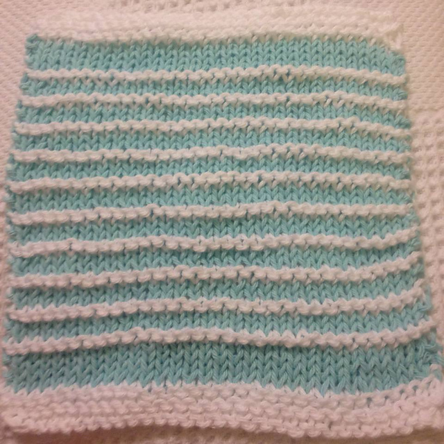 Ravelry: Striped J-Cloth Dishcloth pattern by Melissa Gurash