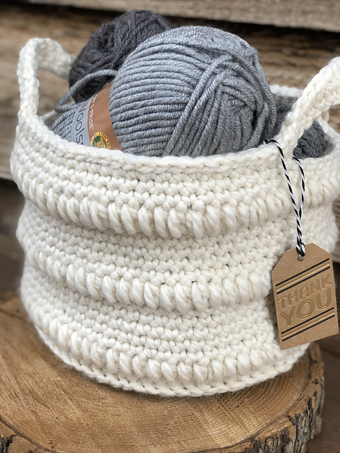 Ravelry: The Roundabout Basket pattern by Theresa Denham