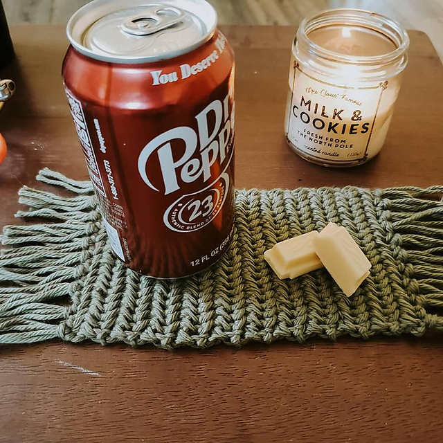 Ravelry: Grayson Mug Rug pattern by Teal Cactus