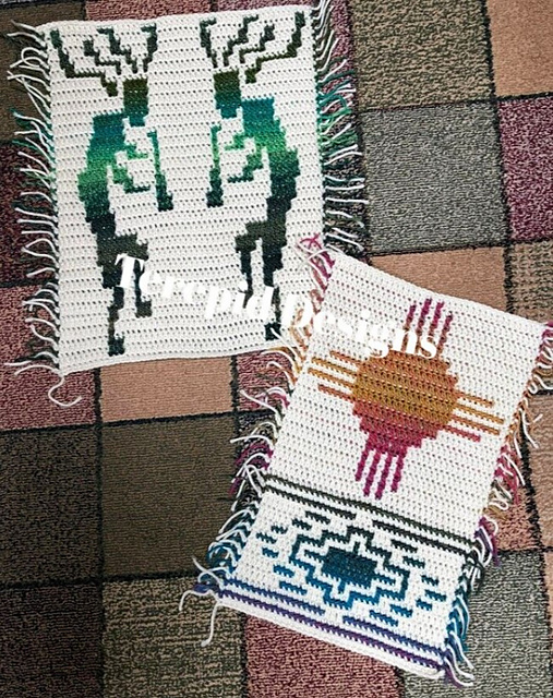 Ravelry: Kokopelli Mosaic 1 pattern by Teri Stoppiello