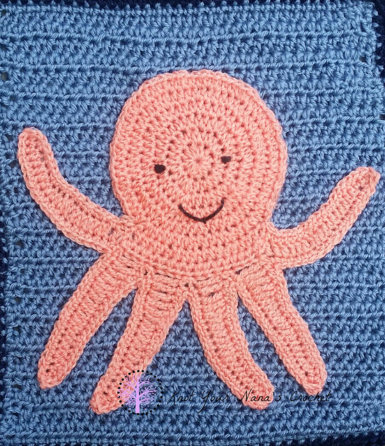 Ravelry: Octopus Applique pattern by Teri Heathcote