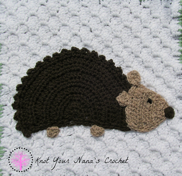 Ravelry: Hedgehog Applique pattern by Teri Heathcote