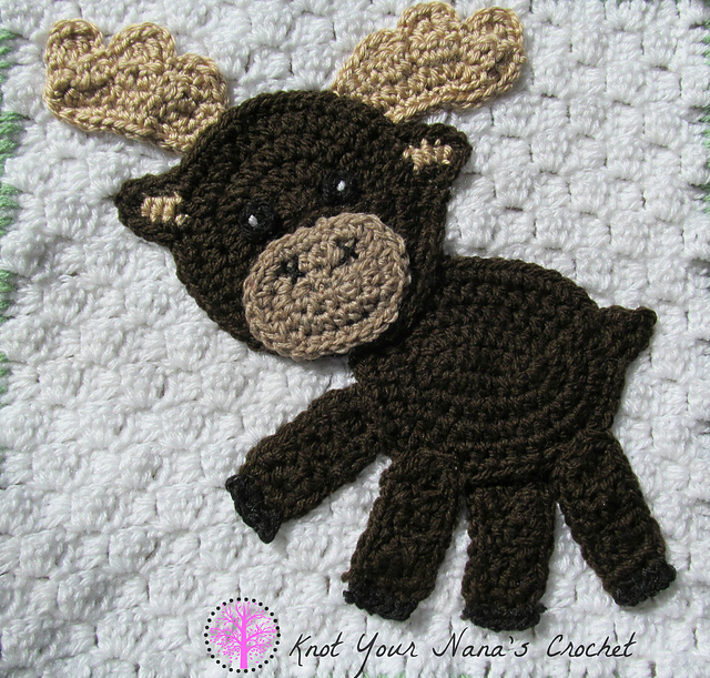 Ravelry: Moose Applique pattern by Teri Heathcote