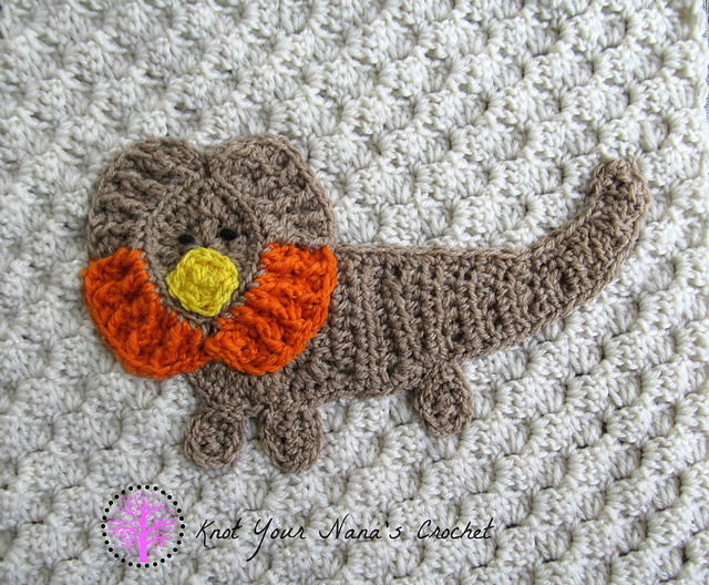 Ravelry: Frilled Neck Lizard Applique pattern by Teri Heathcote