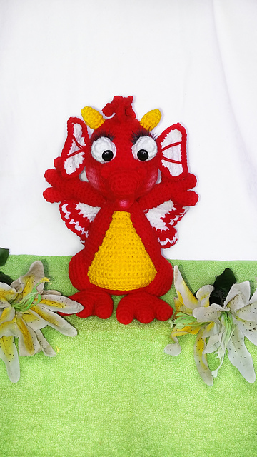 Ravelry: beautiful dragon pattern by Ternura Amigurumi