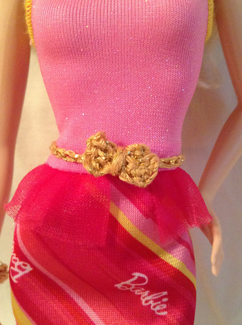 Ravelry: Barbie Bow Belt pattern by Tess Tortorella