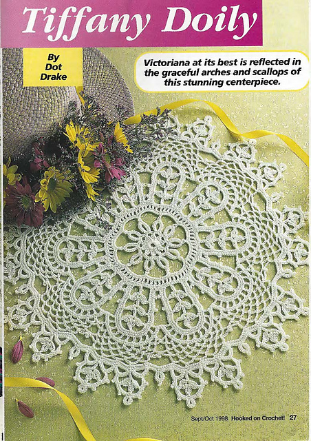 Ravelry: Tiffany Doily pattern by Dot Drake