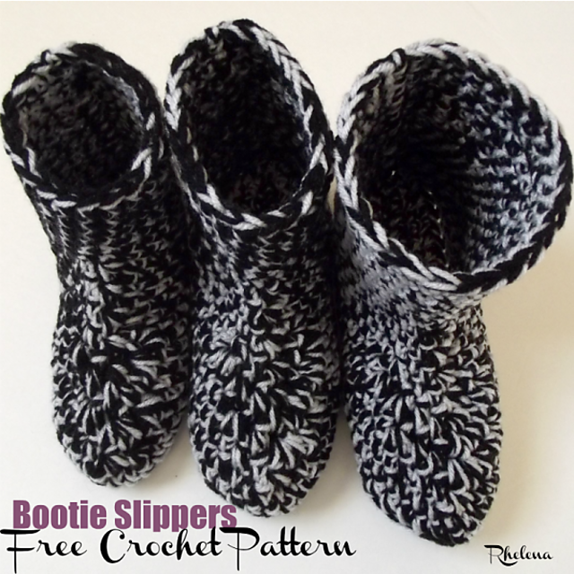 Ravelry: Bootie Slippers pattern by Rhelena