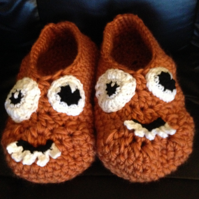 Ravelry: Wacky Monster Slippers pattern by Donna Bondy aka The-Crochet ...