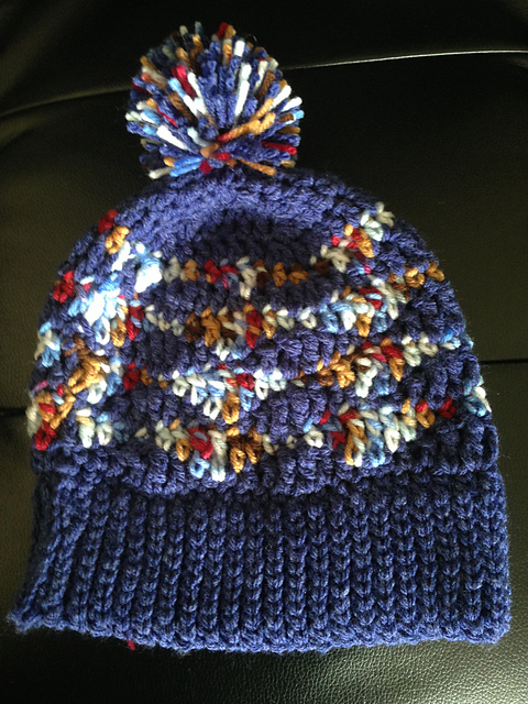 Ravelry: Waves of Blue Hat pattern by Donna Bondy aka The-Crochet-Ninja