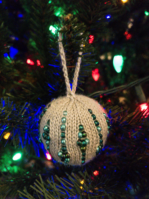 Ravelry: Beaded Stuffed Ornament pattern by Tracy Schuler