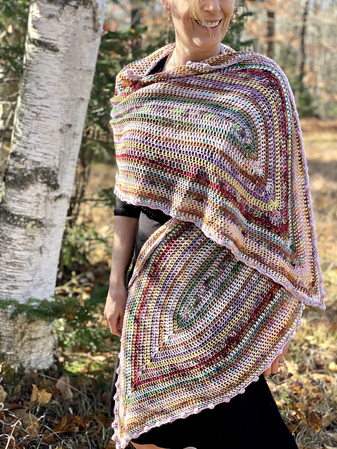 Ravelry: The Canoe Shawl pattern by Judy Jewell