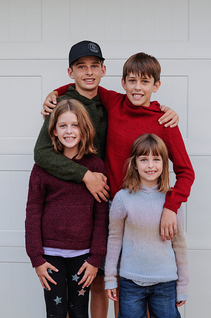 Ravelry: Homegrown Hoodie, for kids pattern by Anna Daku