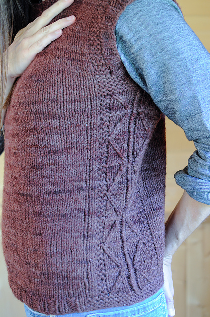 Ravelry: Evermore Vest pattern by Anna Daku