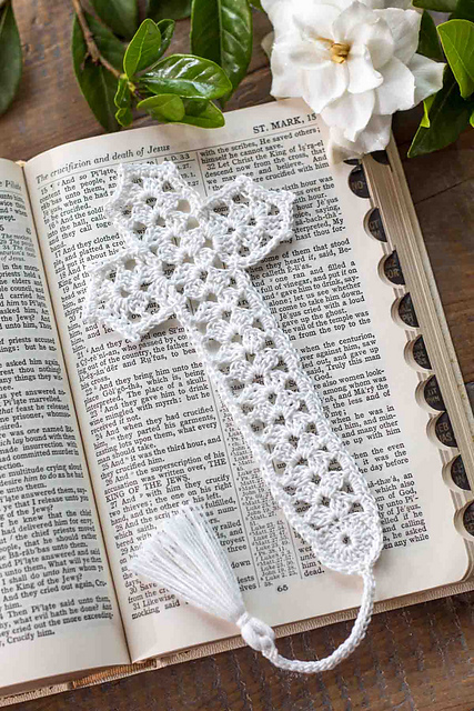 Ravelry: Easter Cross Bookmark pattern by The Bluebonnet Farmhouse