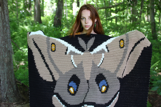 Ravelry: Polyphemus Moth pattern by Stacie Renda