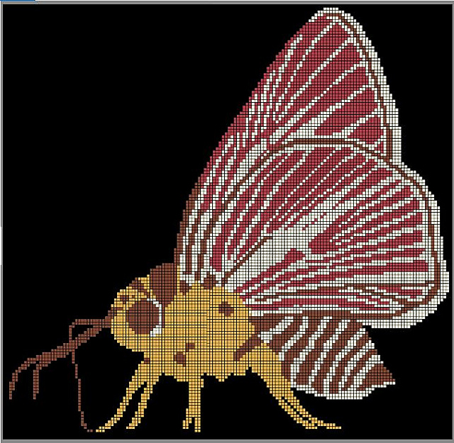 Ravelry: Moth Blanket Graphgan pattern by Stacie Renda