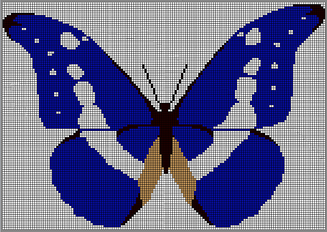 Ravelry: Morpho Helena Tapestry pattern by Stacie Renda