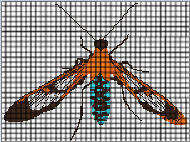 Ravelry: Wasp Moth Tapestry pattern by Stacie Renda