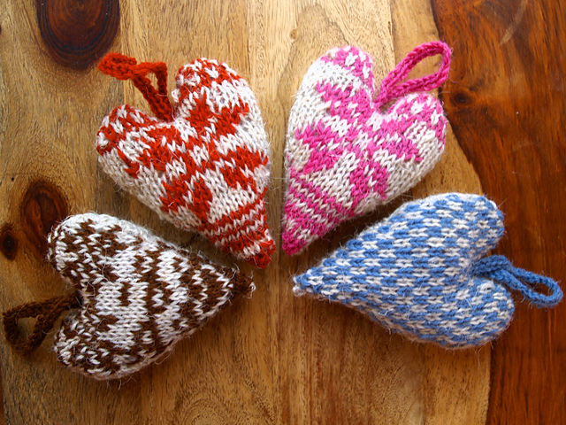 Ravelry: Fair Isle Valentine's Heart pattern by Lauren Howden
