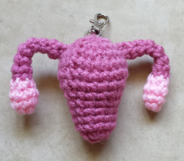 Ravelry: Uterus Keychain pattern by Joy Koestner