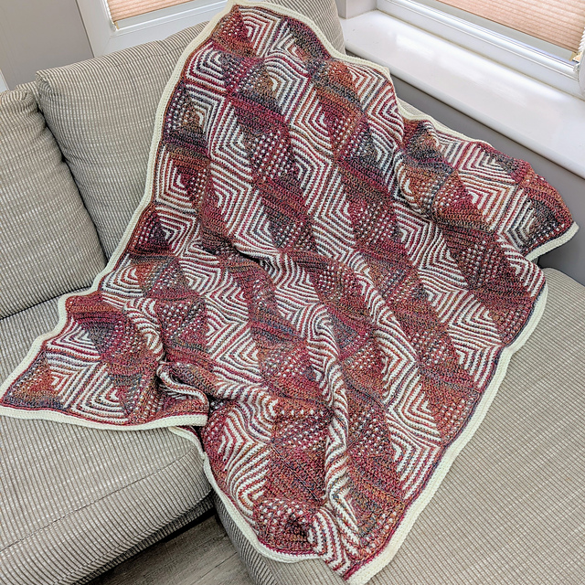 Ravelry: Mosaic Half Square Triangle pattern by Pippa Everett