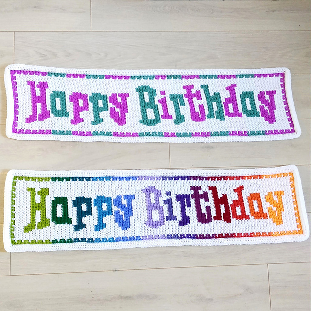 Ravelry: Happy Birthday Banner pattern by Pippa Everett