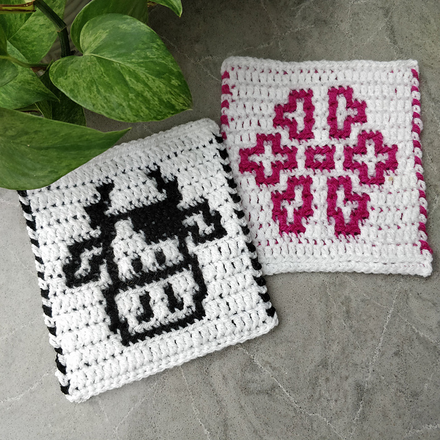 Ravelry: Cow and Daisy MOTIF pattern by Pippa Everett