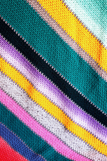 Ravelry: Color Riot Blanket pattern by The Crafty MD