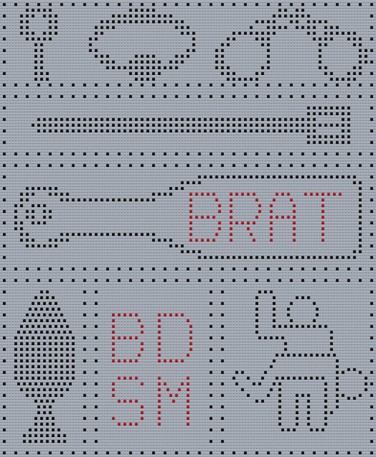 Ravelry: BDSM pattern by Leigh Anne Webb