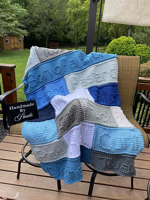 Ravelry: Swear Blanket Mini pattern by Leigh Anne Webb