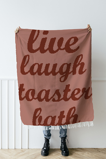 Ravelry: Live Laugh Toaster Bath pattern by Leigh Anne Webb