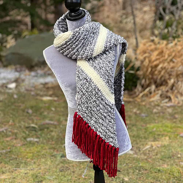 Ravelry: True North Scarf pattern by Michael Sellick