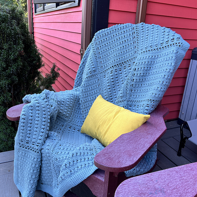 Ravelry: Bean Cap Stitch Blanket pattern by Michael Sellick