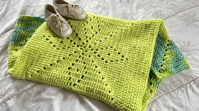 Ravelry: Forever Fleece Baby Blanket pattern by Michael Sellick