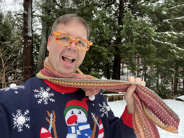 Ravelry: Casual Scarf pattern by Michael Sellick