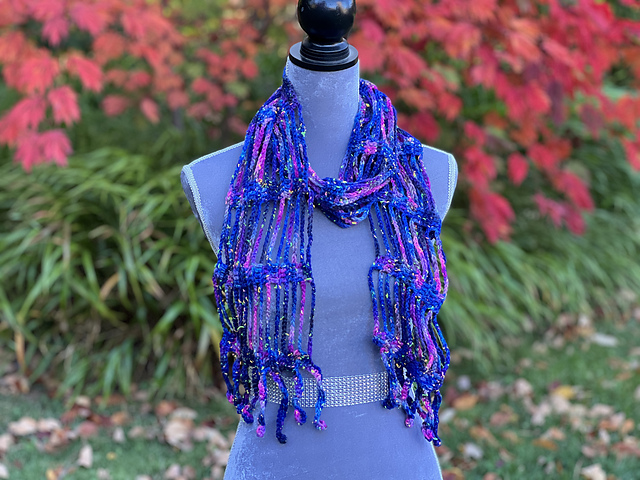 Ravelry: Glow Party Scarf pattern by Michael Sellick