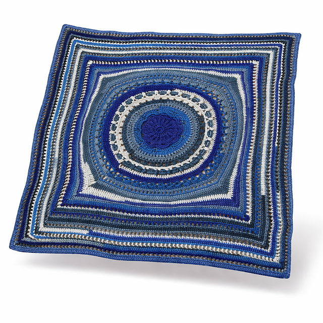 Ravelry: Study of Blue Blanket pattern by Michael Sellick