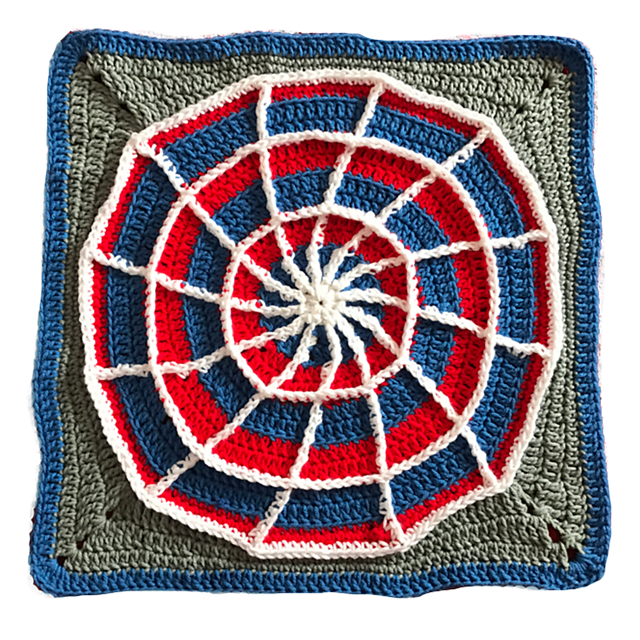 Ravelry: Action Web Square pattern by Michael Sellick