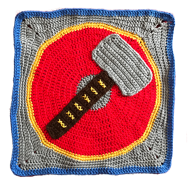 Ravelry: Action Hammer Square pattern by Michael Sellick