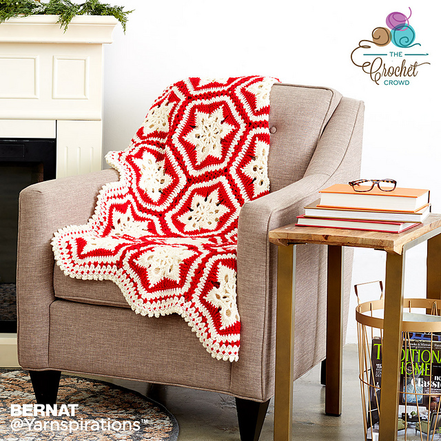 Ravelry: Scandinavian Snowflake Afghan pattern by Michael Sellick