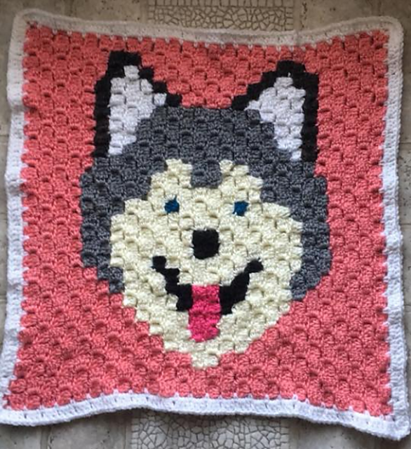 Ravelry: C2C Husky Square pattern by Michael Sellick