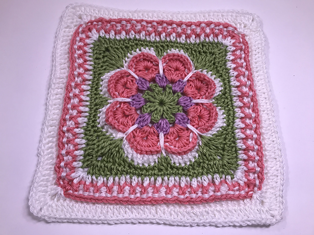Ravelry: Flower Square Granny pattern by Michael Sellick