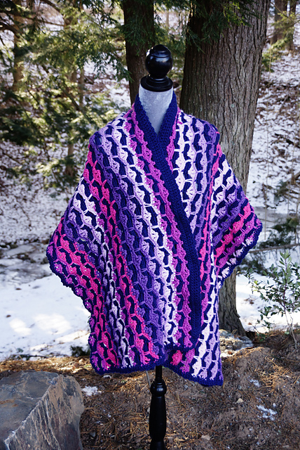 Ravelry: Pulse Stitch Wrap pattern by Michael Sellick
