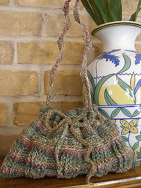 Ravelry: Fall Drew-string Purse pattern by Drew Emborsky