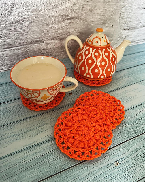 Ravelry: Tea Party Coasters pattern by The Crochet Fix