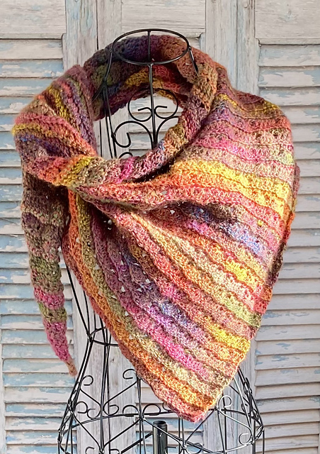 Ravelry: Caribbean Sunset Shawl pattern by Crochet Mill