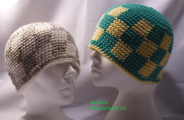 Ravelry: Patch Beanie pattern by TheCrochetZombie