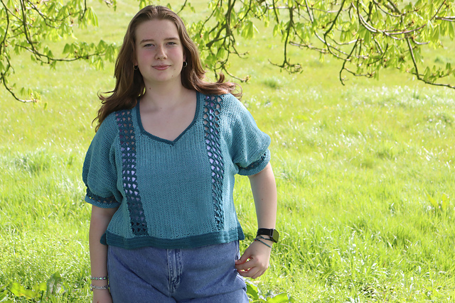 Ravelry: Skerries Adults Summer Top pattern by Ciara Doyle